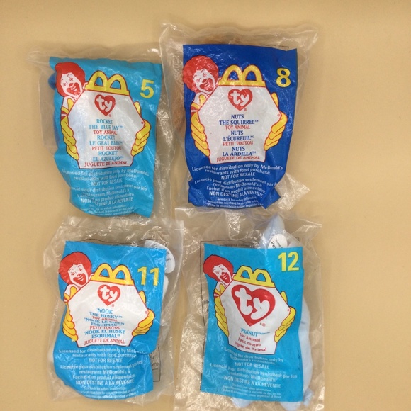Ty | Toys | Vintage Bundle Of 4 Mcdonalds Ty Plushies | Poshmark